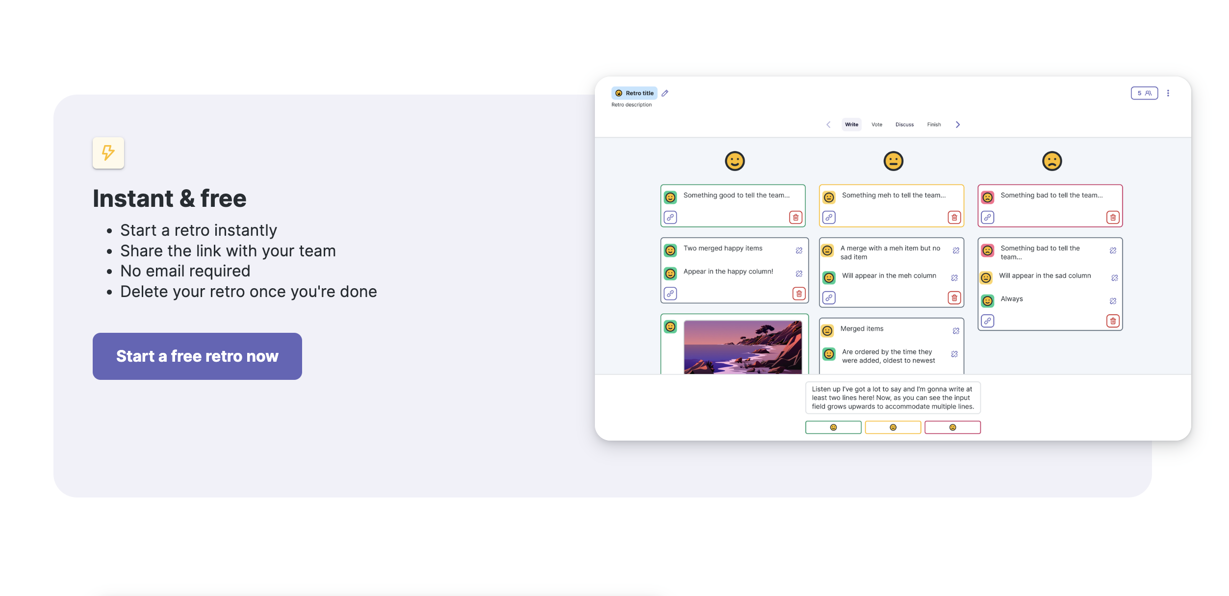 Better: A simple & free retro tool for your team